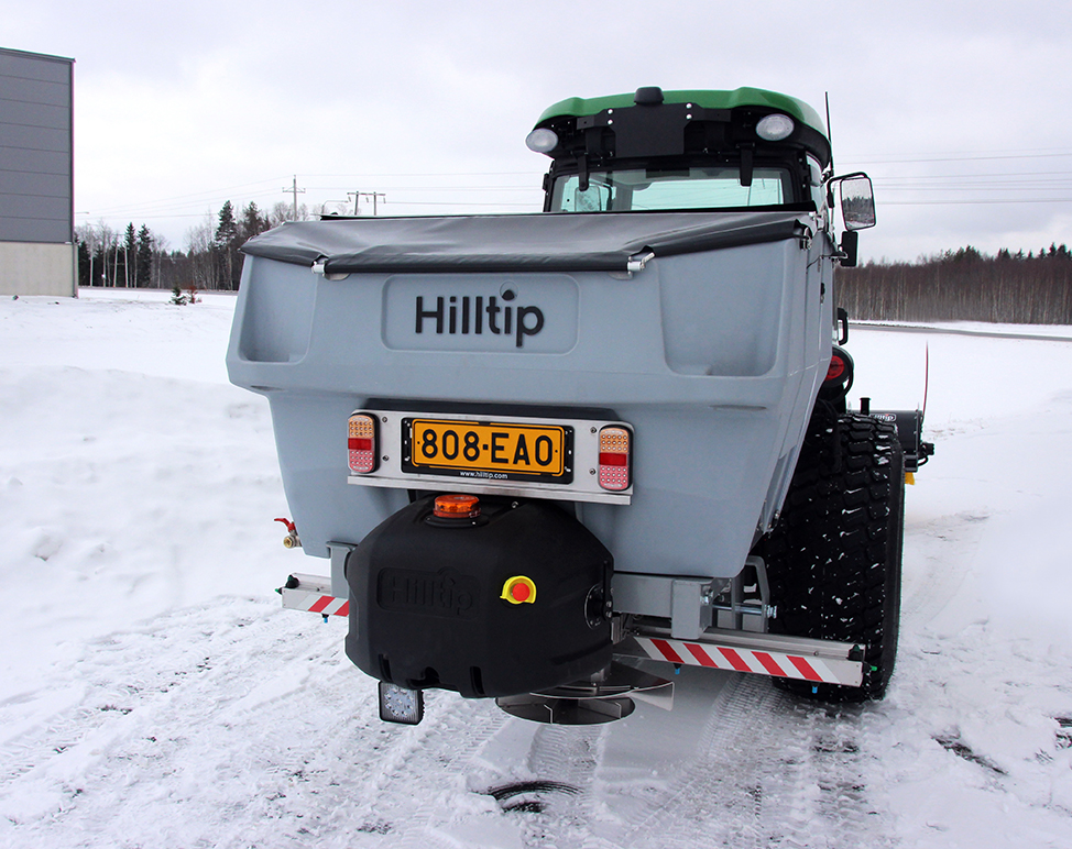 Zoutstrooier voor tractor | Harpo Machines