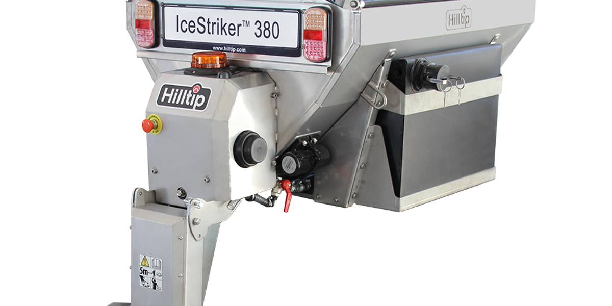 RVS zoutstrooier voor pick-up en werktuigdrager | Harpo Machines